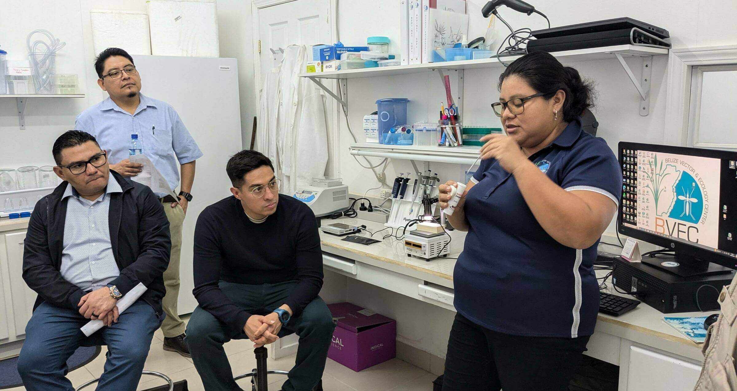 PAHO Visit to BVEC | News | News and Events | Belize Vector and Ecology ...